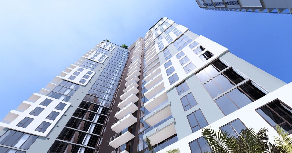 With First Tower Near Top Off, Permit Filed For 2nd Nichols designed ...